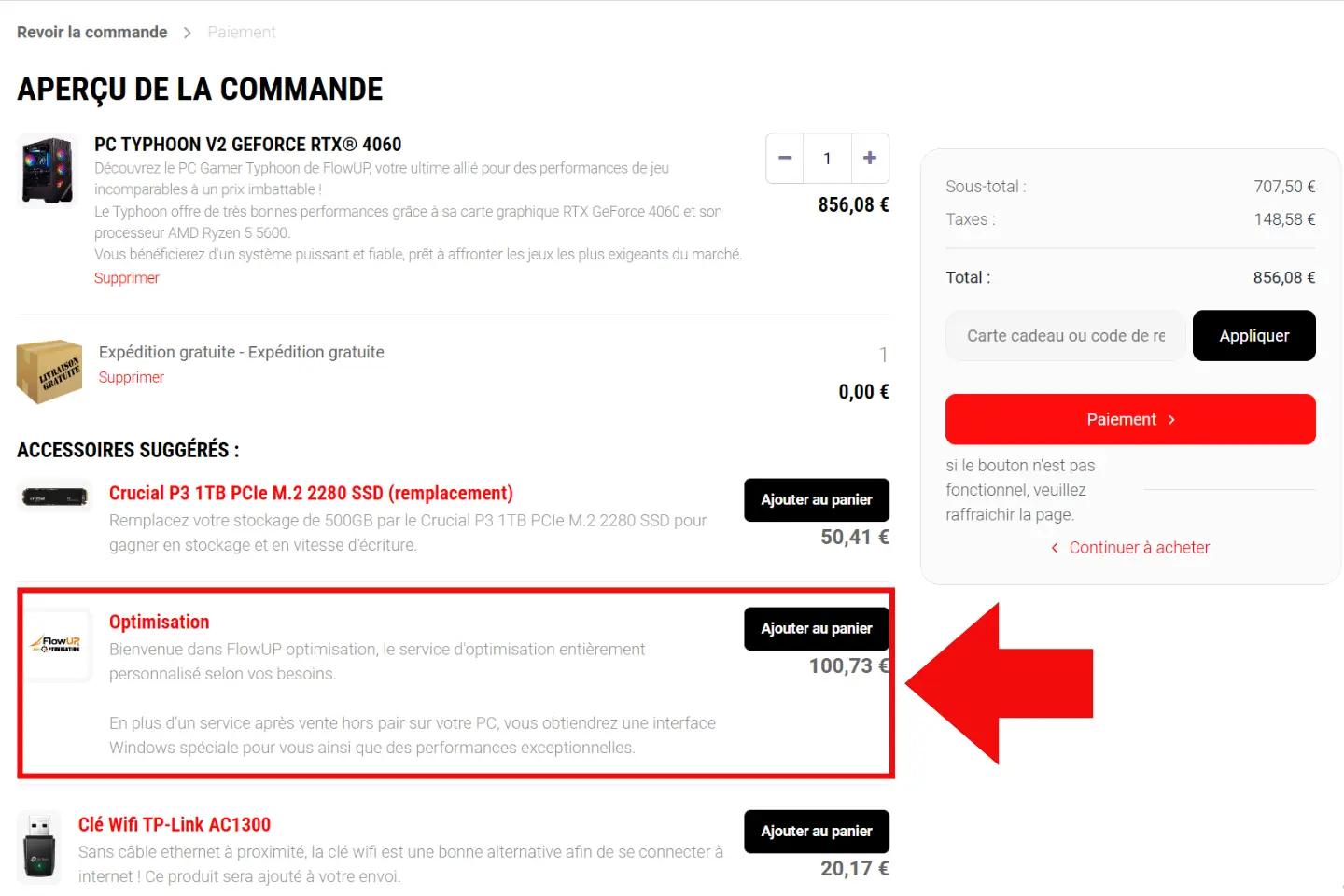 FlowUP Optimisation PC